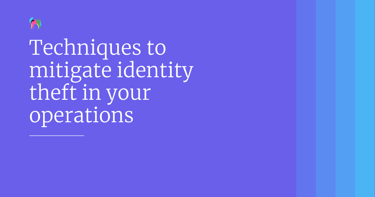 Techniques to Mitigate Identity Theft in Your Operations • MetaMap